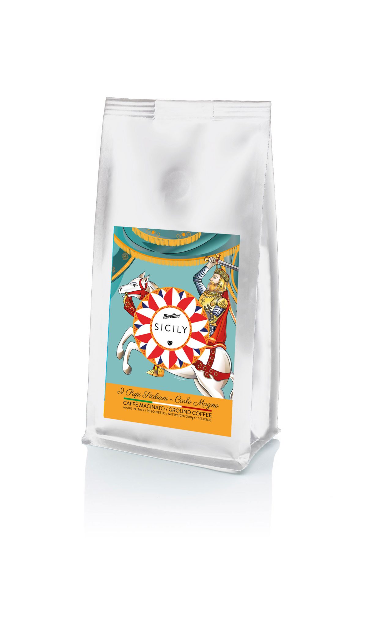 Morettino Sicily Boutique Fresh Ground Coffee I pupi siciliani "Carlo ...